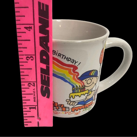 W. Berrie | Dining | Vintage Ozzie Rainbow Mug Happy Birthday 981 ...